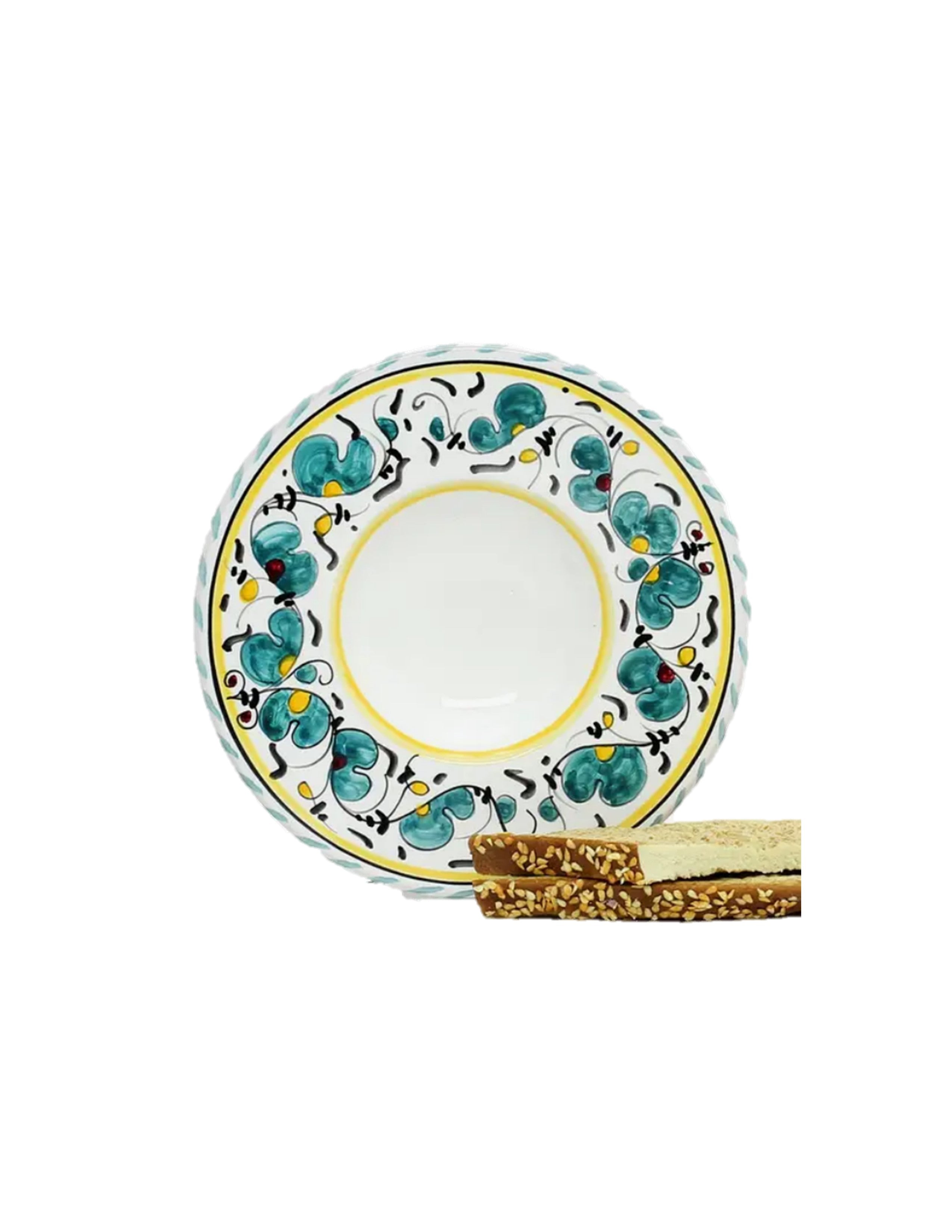 Artistica - Deruta of Italy Ceramics -Dipping bowl - Viva Oliva